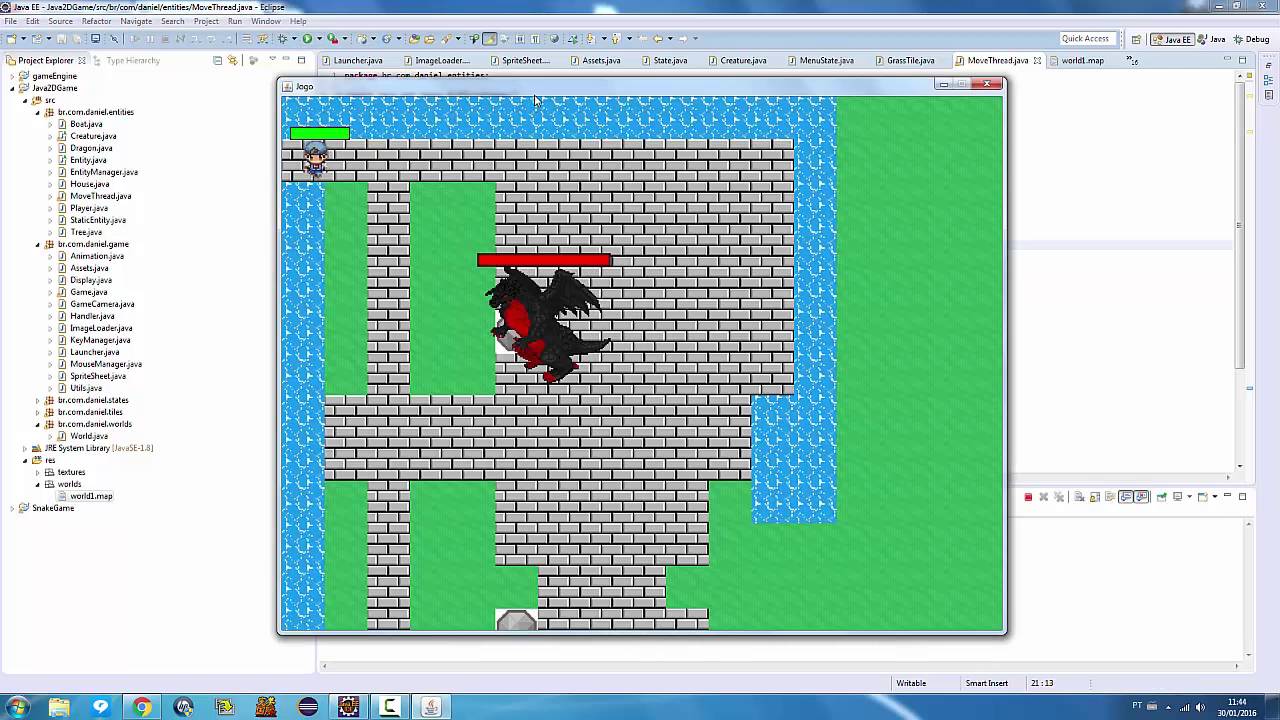 Java 2d Game Rpg Ai Movement Youtube