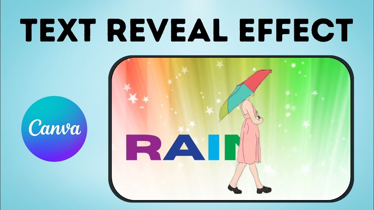 Text Reveal Effect Tutorial In Canva Youtube