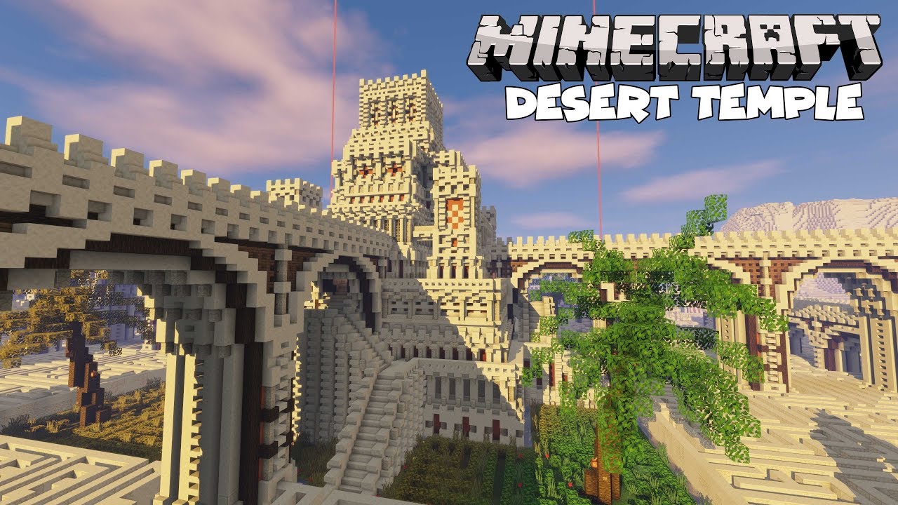 Minecraft Timelapse Desert Temple Free Download Youtube