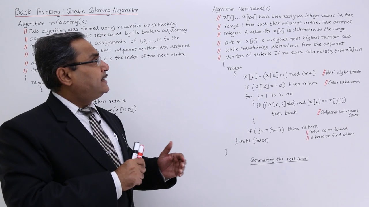 Graph Coloring Algorithm Youtube