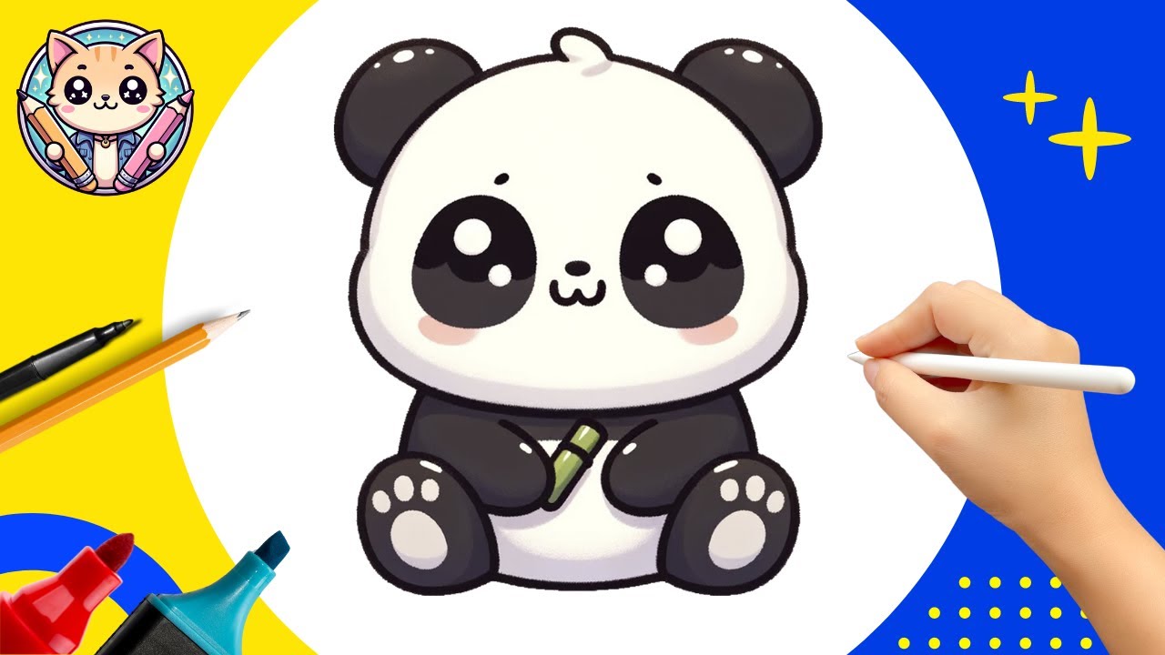 Como Dibujar Un Oso Panda Fгўcil Paso A Paso рџђј Tutorial De Oso Panda