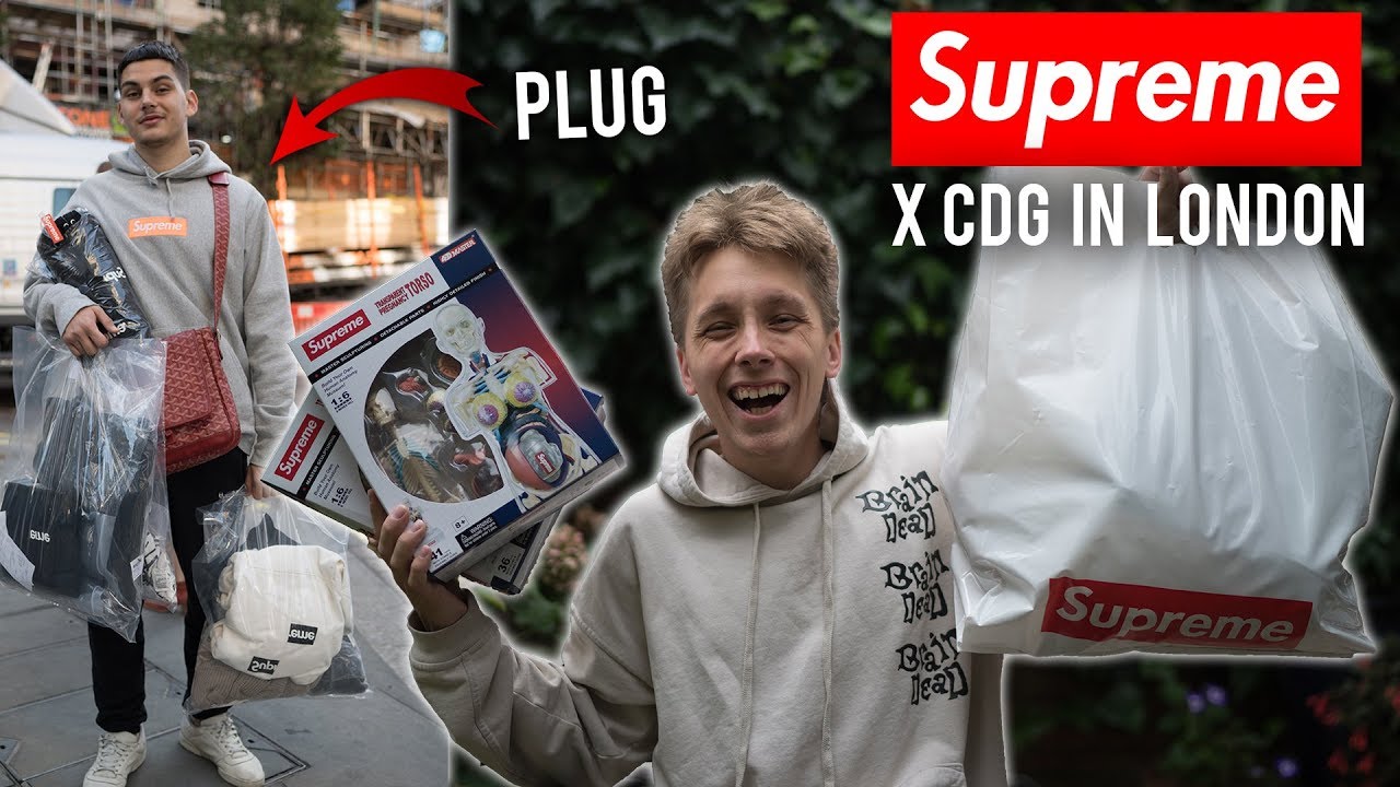 London Supreme X Cdg Drop In Store Week 4 Supreme Drop Youtube