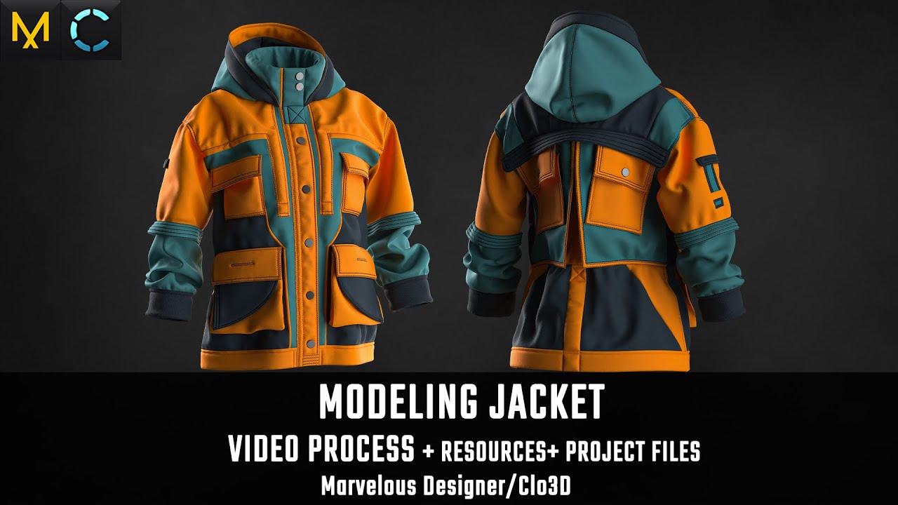 Tutorial Md Clo3d Modening Jacket Teaser Youtube