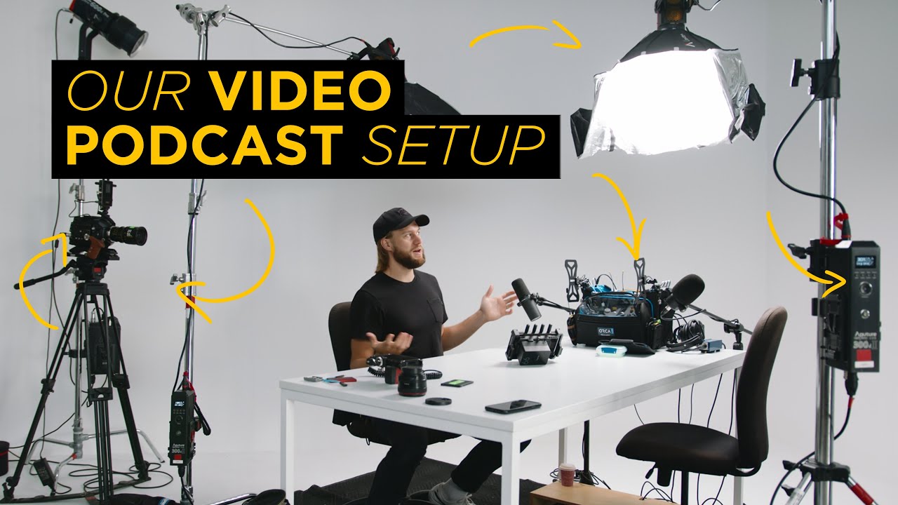 Behind The Scenes Filming A Video Podcast Setup And Gear Youtube