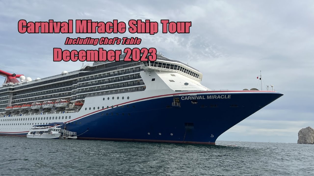 Carnival Miracle Ship Tour December 2023 Youtube