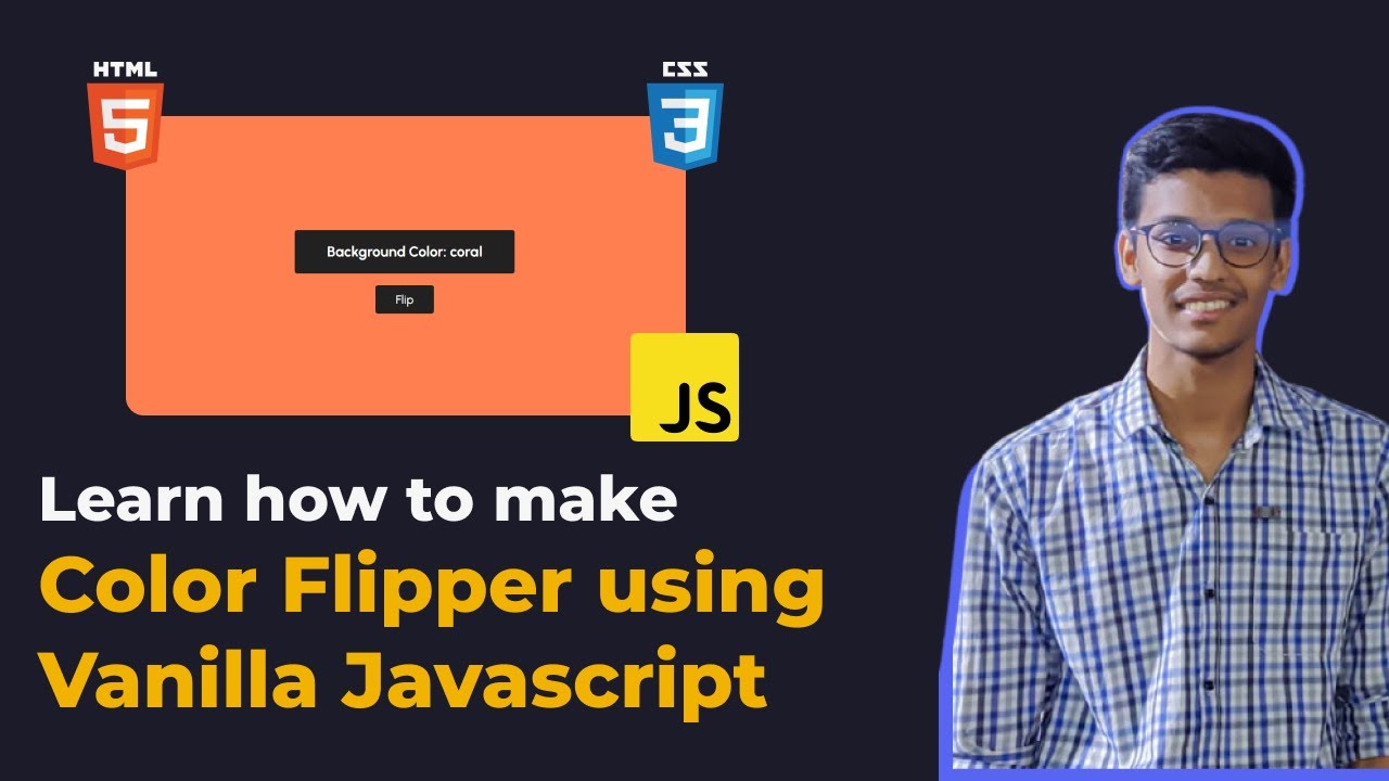 How To Make Color Flipper In Javascript 2 Of 15 Projects Using