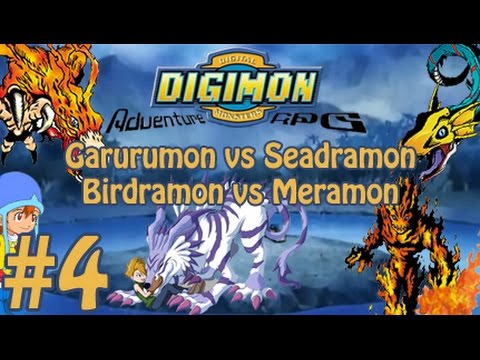 Digimon Adventure Rpg 4 Garurumon Vs Seadramon Birdramon Vs Meramon