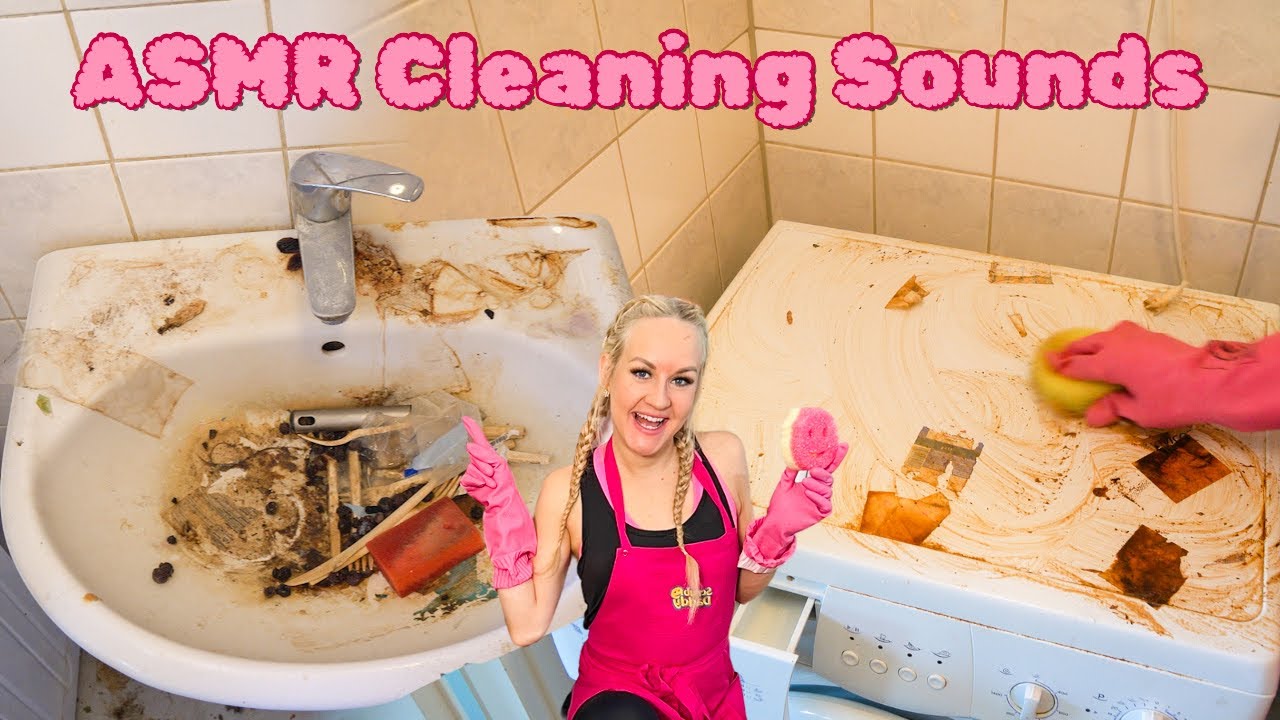 Asmr Cleaning Sounds Scrubbing Sounds Water Sounds Unedited Footage