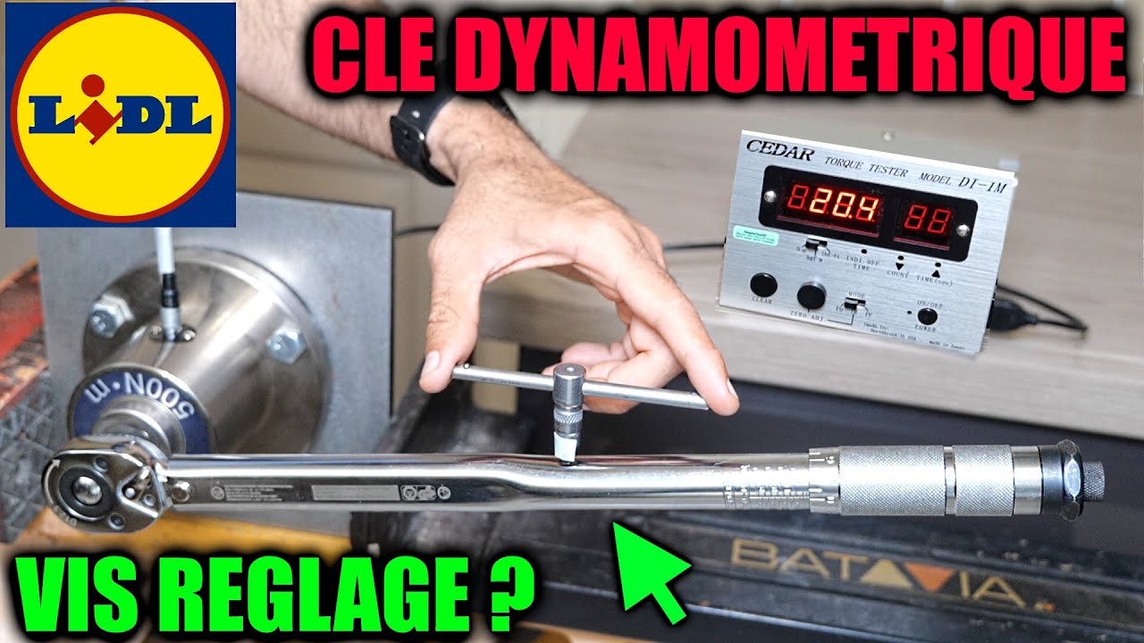 Lidl Clé Dynamométrique Parkside Je Tourne La Vis De Réglage Test De