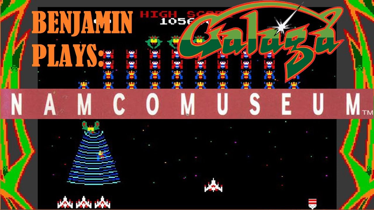 Let S Play Namco Museum Playstation Galaga Youtube