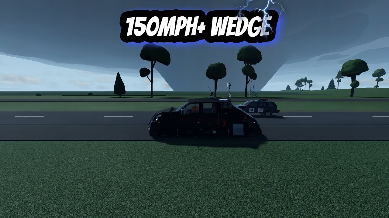 150 Mph Roblox Twisted Wedge Tornado Youtube