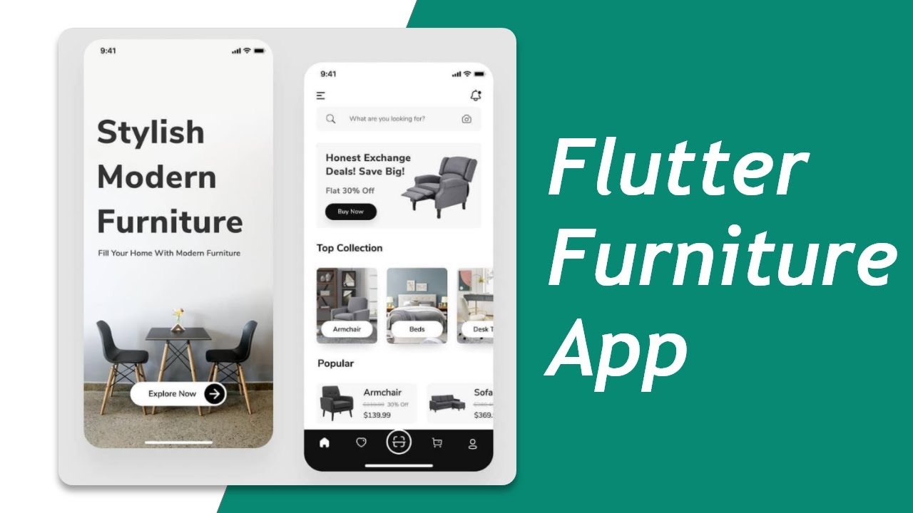 Furniture App Flutter Ui Speed Code Youtube