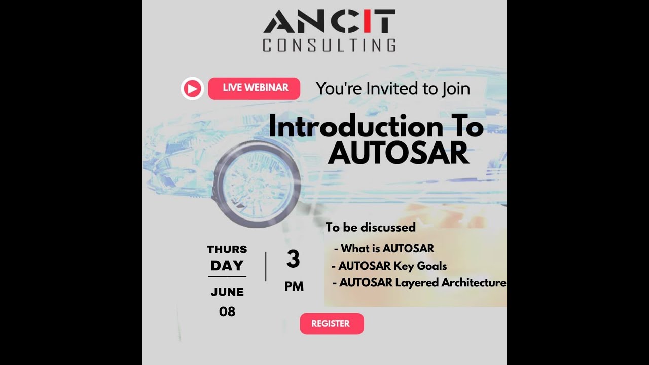 Introduction To Autosar Youtube