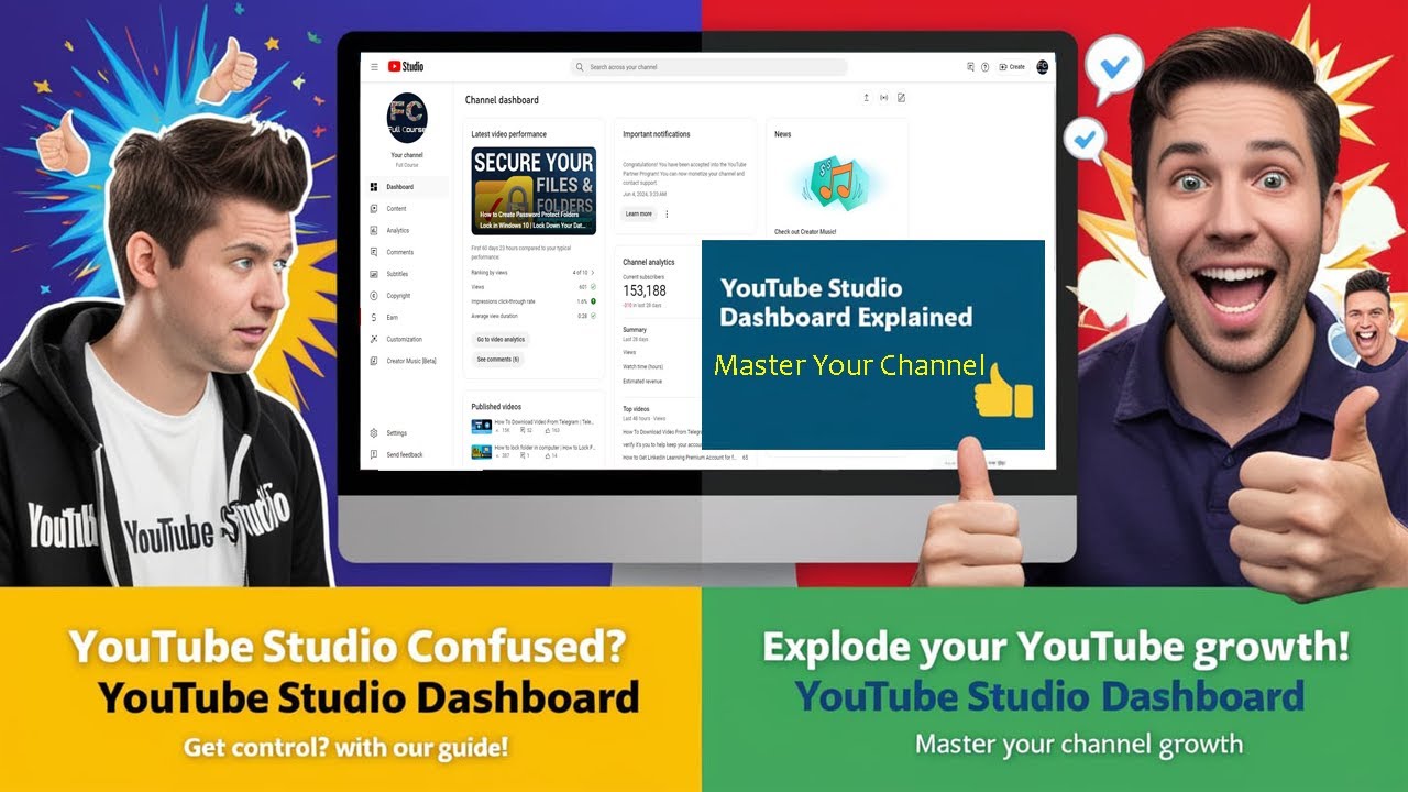 How To Use The Youtube Studio Dashboard Effectively Youtube Studio