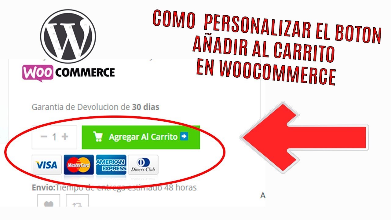 Personalizar Boton Añadir Al Carrito Woocommerce Youtube