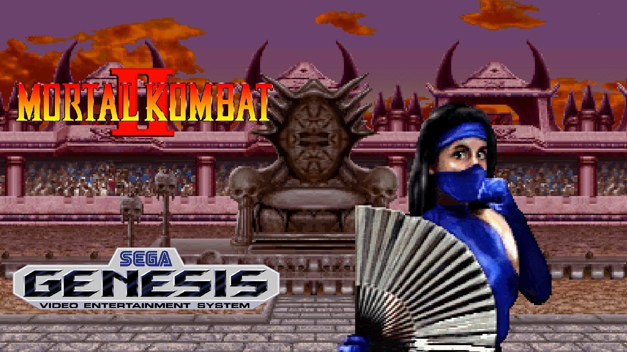 Mortal Kombat Ii Sega Genesis Kitana Playthrough Hd Retrogameup