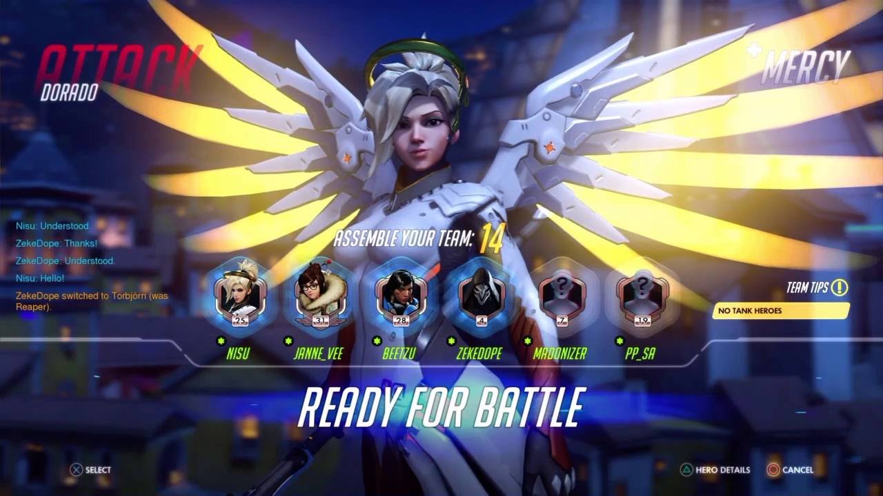 Overwatch Mercy Healer Gameplay Ps4 Youtube