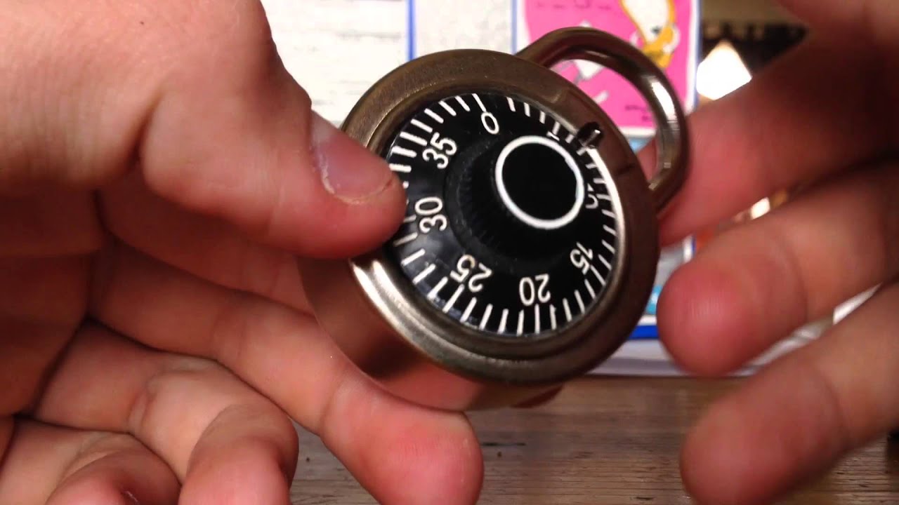 How To Open A Combination Lock Without Knowing Combination Youtube