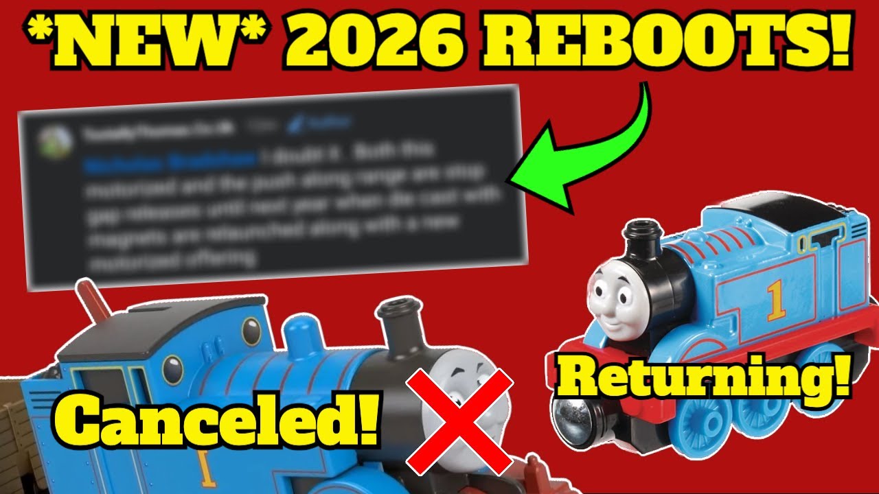 New Motorized Diecast Thomas Lines In 2026 Magnets Return Lmao