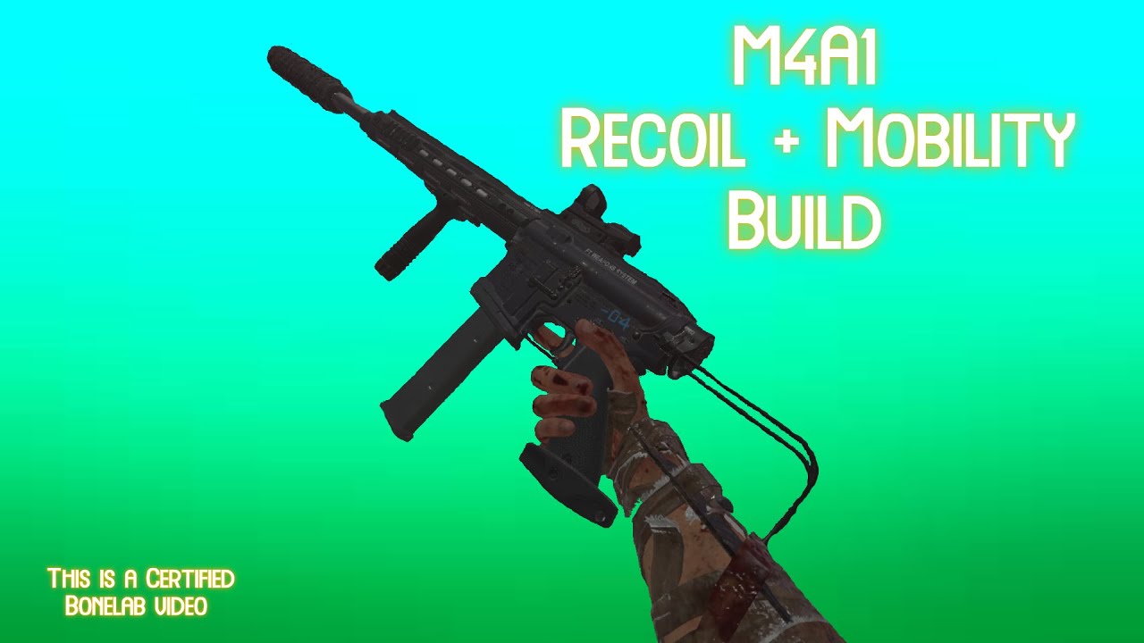 M4a1 Gun Build Bonelab Youtube