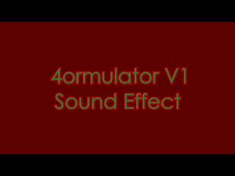 4ormulator V1 Sound Effect Youtube