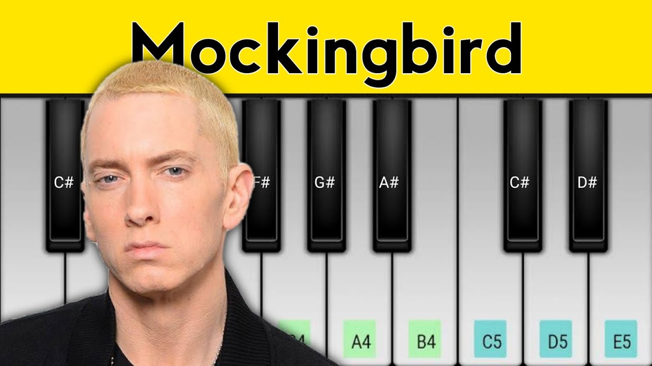 Mockingbird Piano Tutorial Eminem Youtube