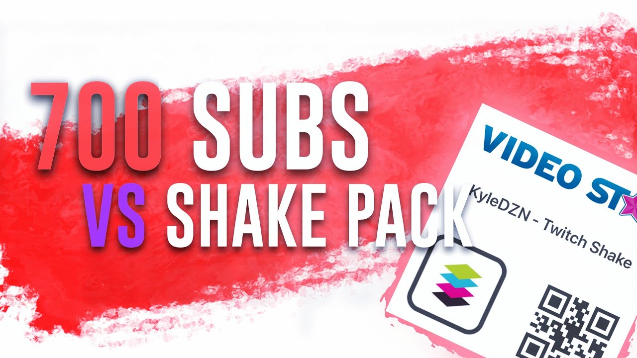 Vs Shake Pack 2 Qr Codes Thanks For 700 Youtube