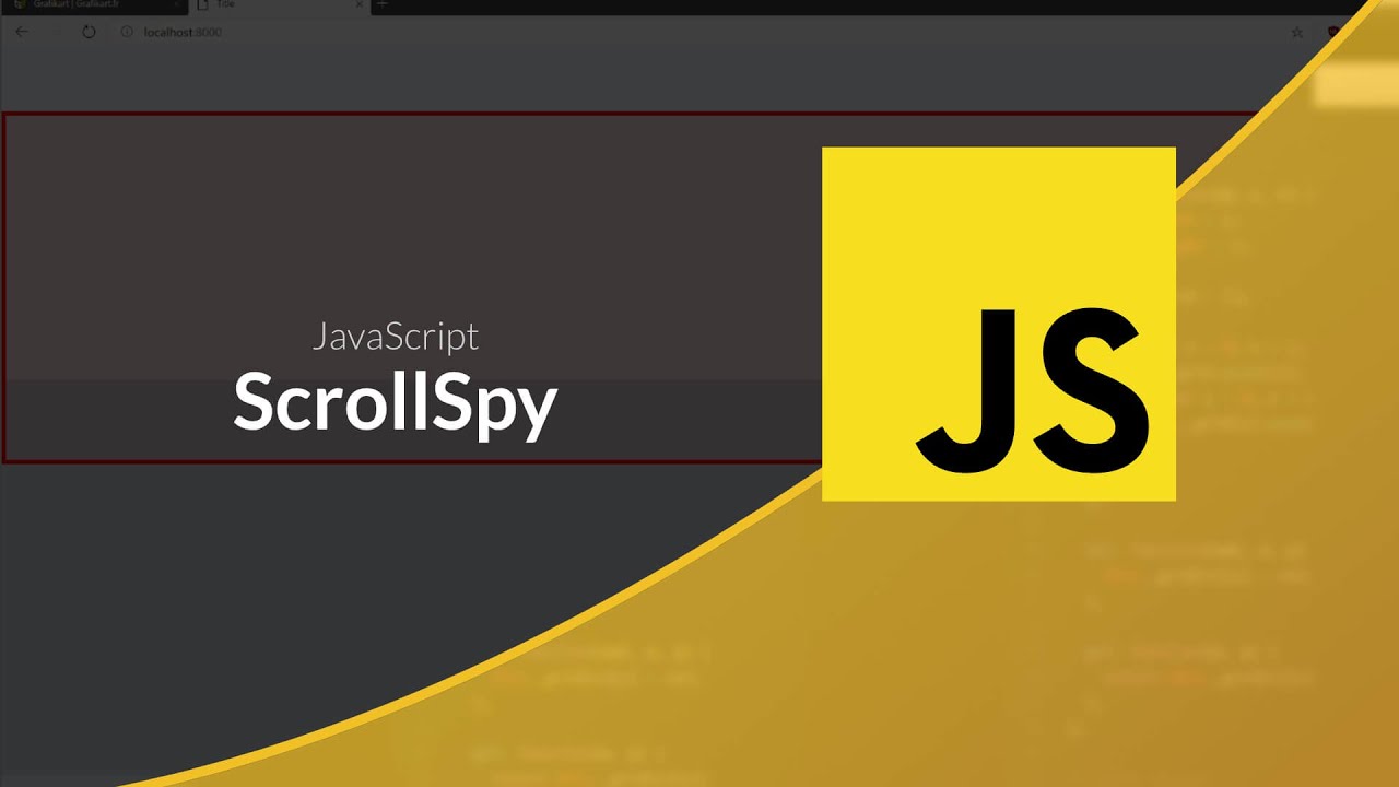 Apprendre Le Javascript Tp Scrollspy Youtube