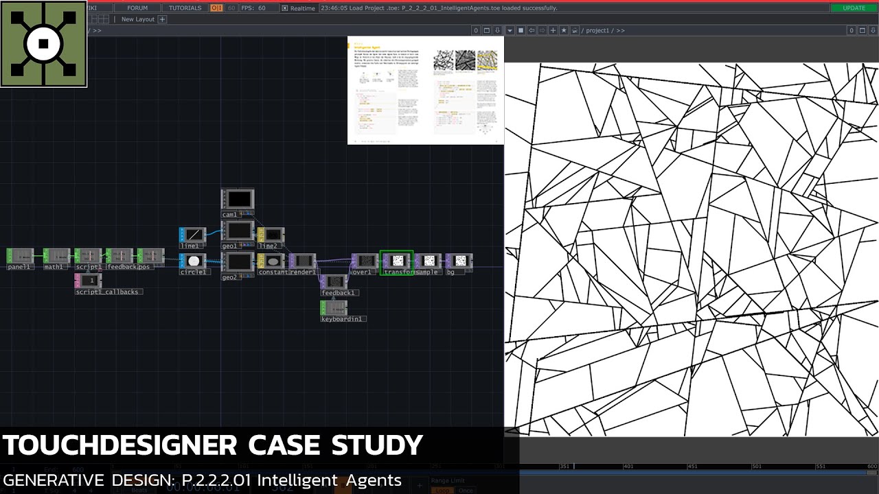Touchdesigner Tutorial 48 Case Study Generative Design P 2 2 2 01