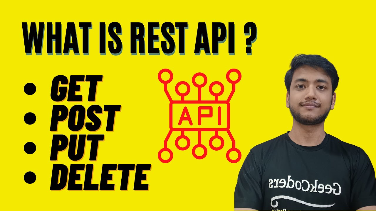 Rest Api In Python Get Post Put Delete Methods Data Engineer Concept