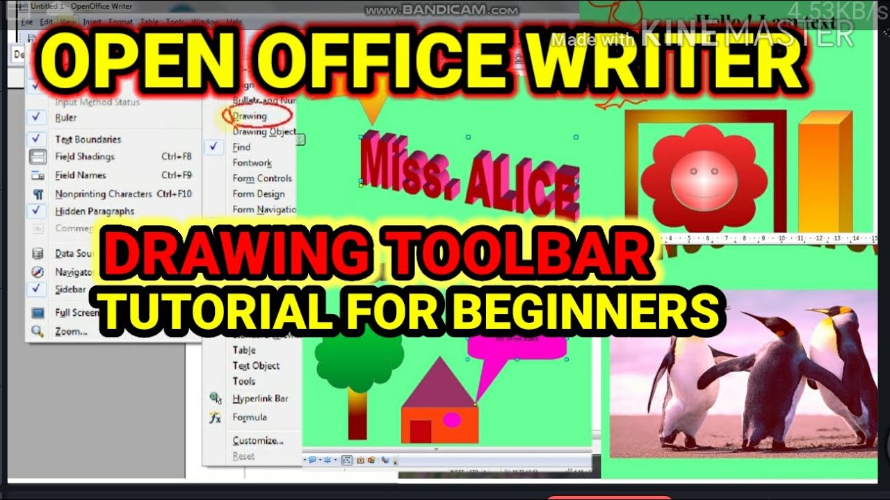 Using Openoffice Draw Tutorial Vetkse