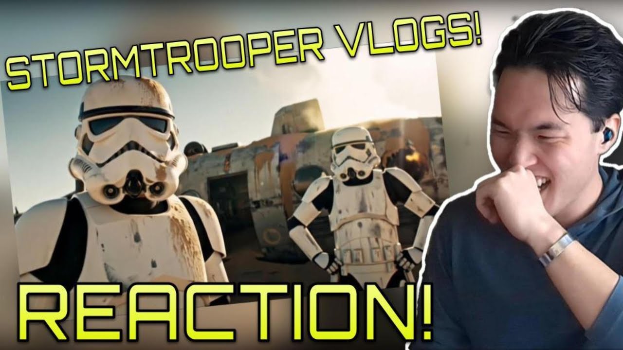 The Adventures Of Dave And Greg Reaction Ai Stormtrooper Vlogs Youtube