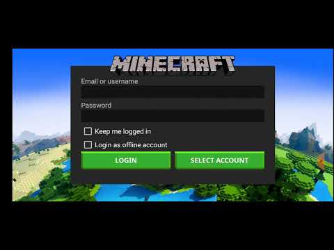 How To Login Minecraft Java Edition Youtube