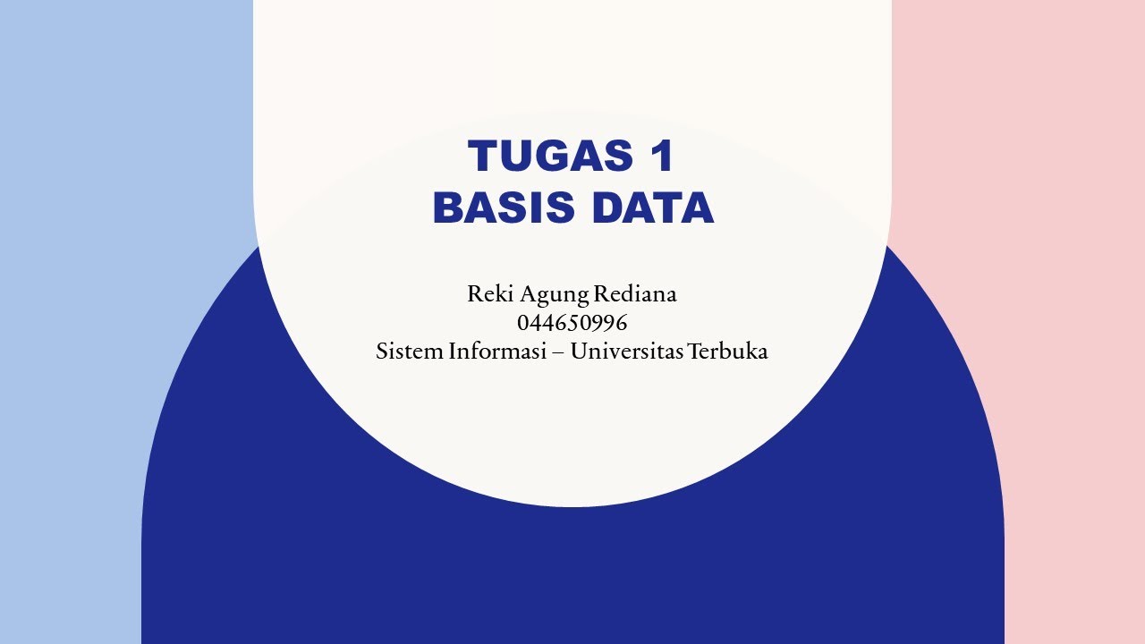 Tugas 1 Basis Data Youtube