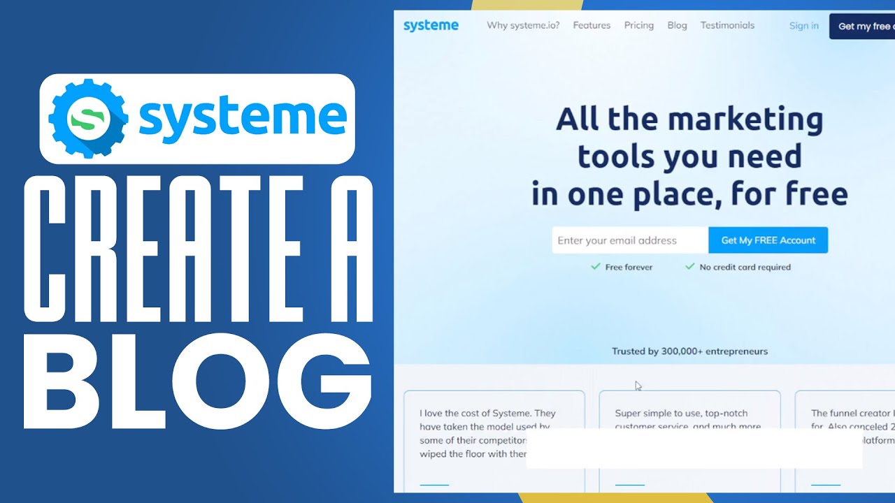 How To Create A Blog In Systeme Io 2026 Step By Step Tutorial Youtube