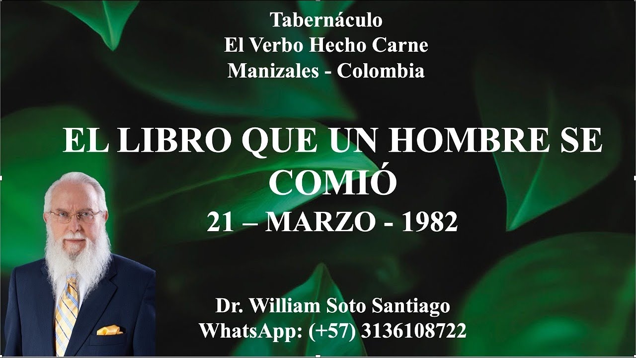 El Libro Que Un Hombre Se Comió William Soto Santiago Youtube