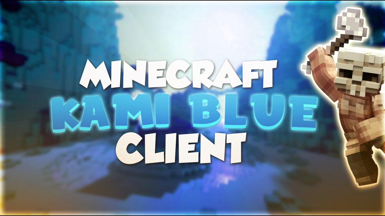 Minecraft Kami Blue Client Showcase Youtube
