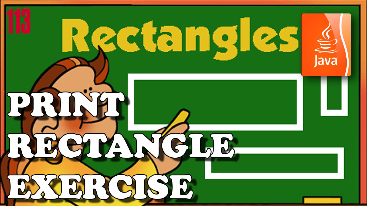 Learn Java How To Print Rectangle Youtube