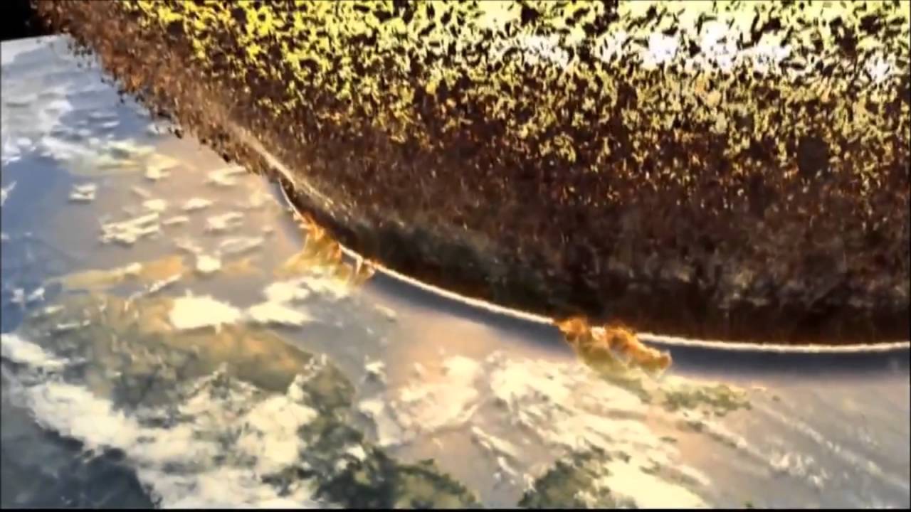 Discovery Channel Large Asteroid Impact Simulation Youtube