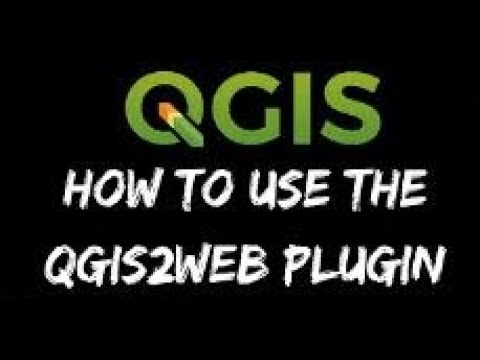 Creating A Webmap Using Qgis2web Visualisation Youtube