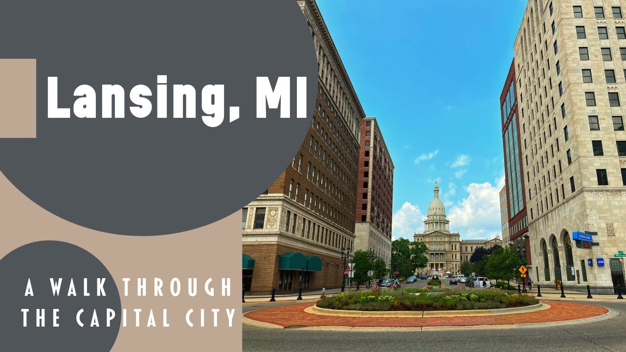 A Walk Through The Capital City Exploring Downtown Lansing Mi Youtube
