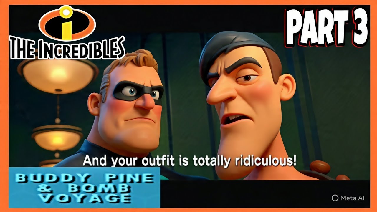 The Incredibles 2004 Walkthrough Part 3 Buddy Pine Bomb Voyage