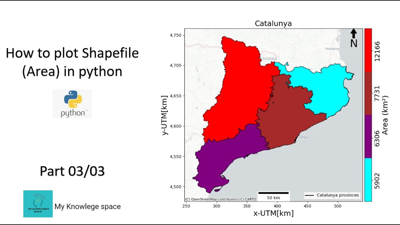 How To Plot Shapefile In Python Part 03 Youtube