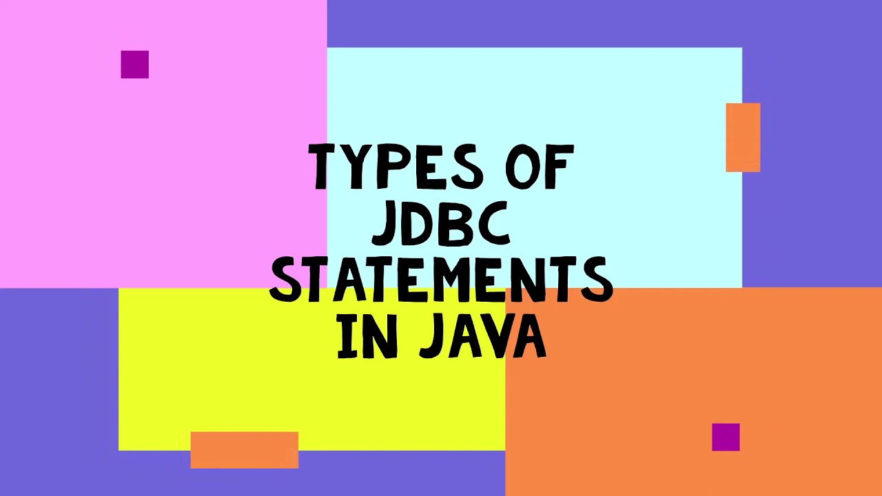 Jdbc Statements Statement Preparedstatement And Callablestatement In