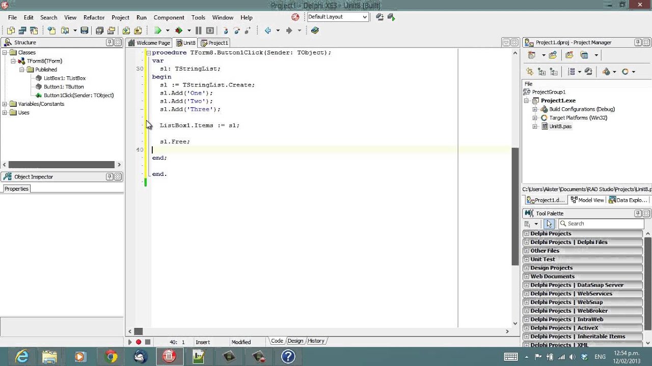 Delphi Computer Program