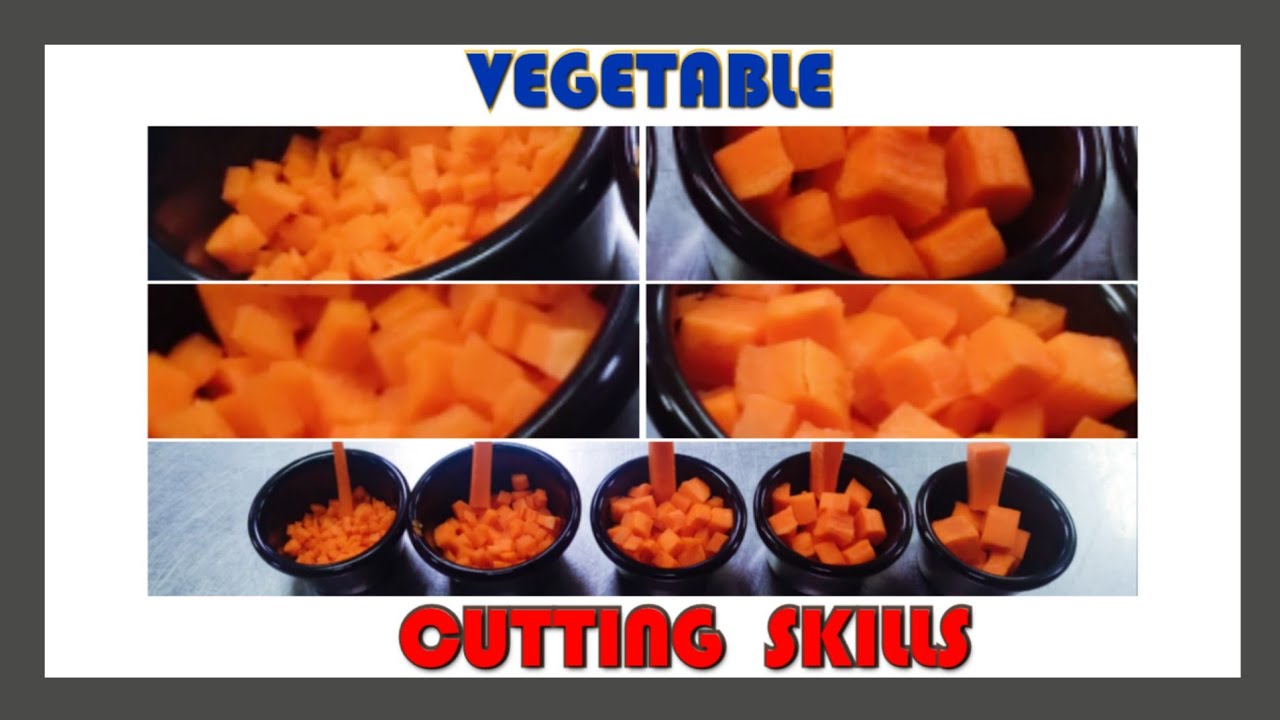 Vegetable Cutting Skills Youtube