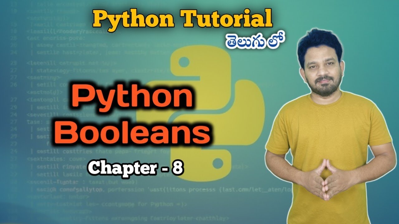 Python Booleans Chapter 8 Python Full Course Turorial Learn