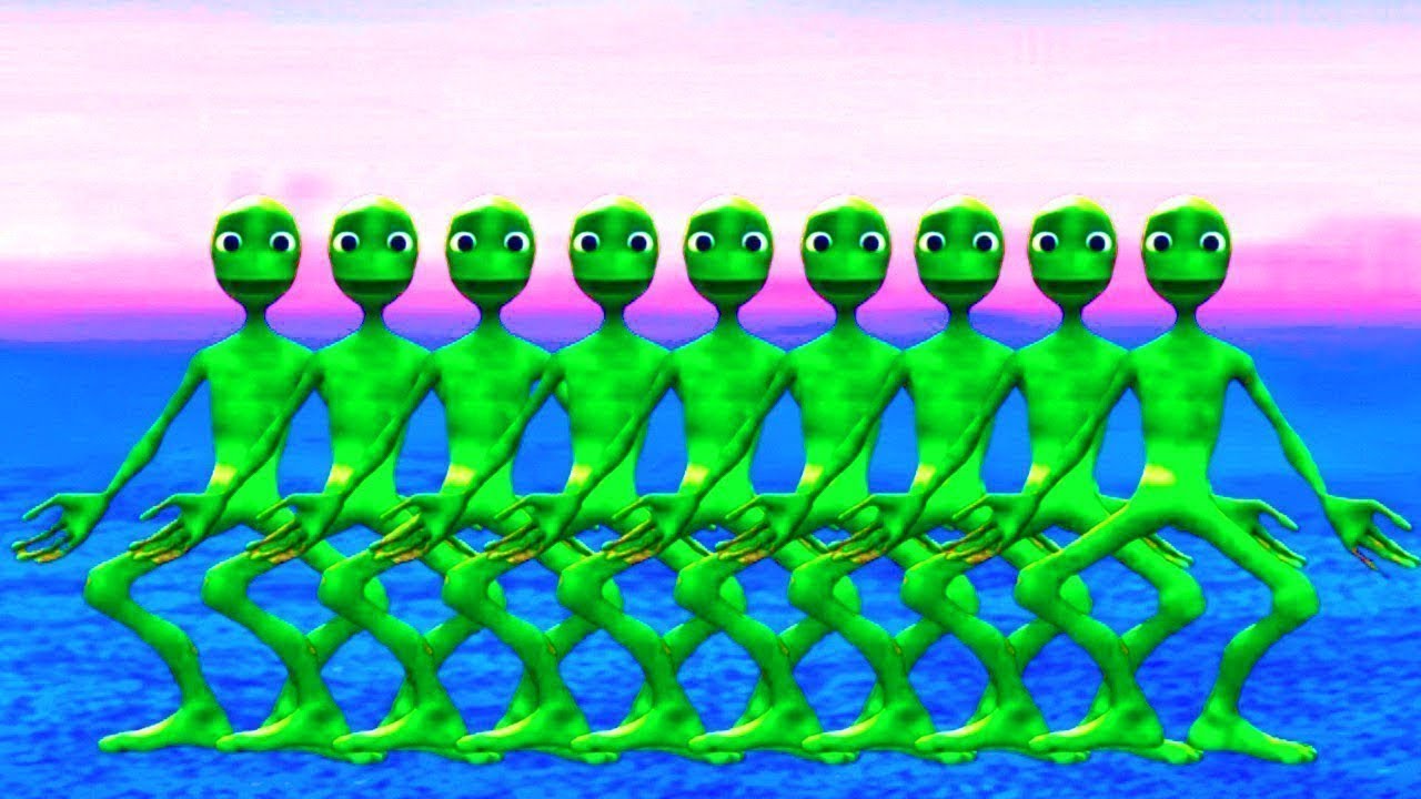 Alien Dance Funny Alien Dame Tu Cosita Funny Alien Dance Green