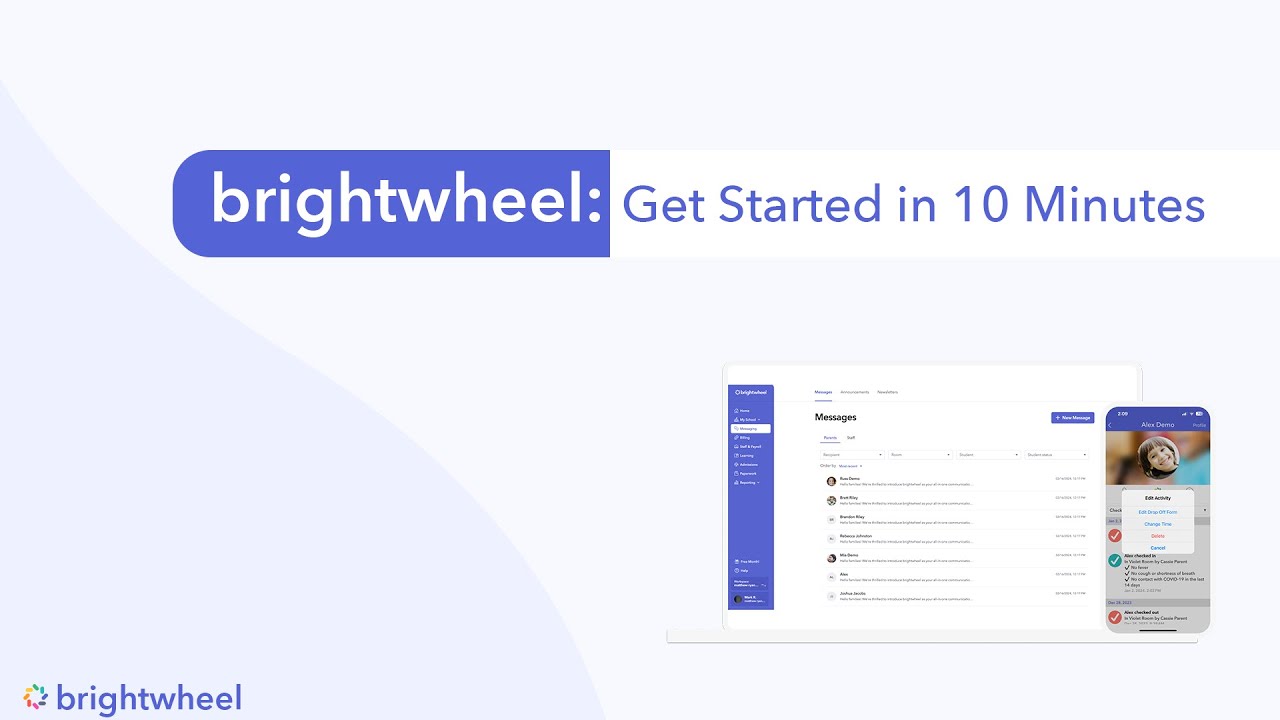 Brightwheel Get Started In 10 Minutes Youtube