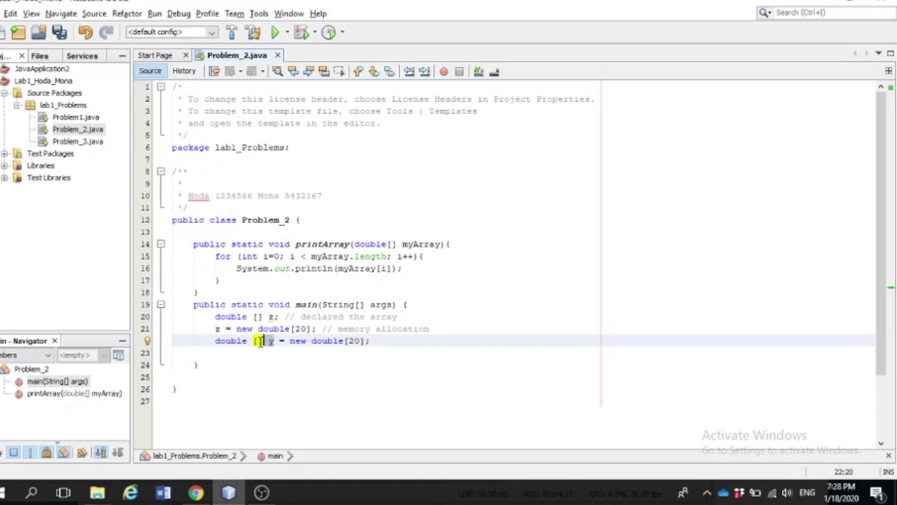 Arrays Youtube